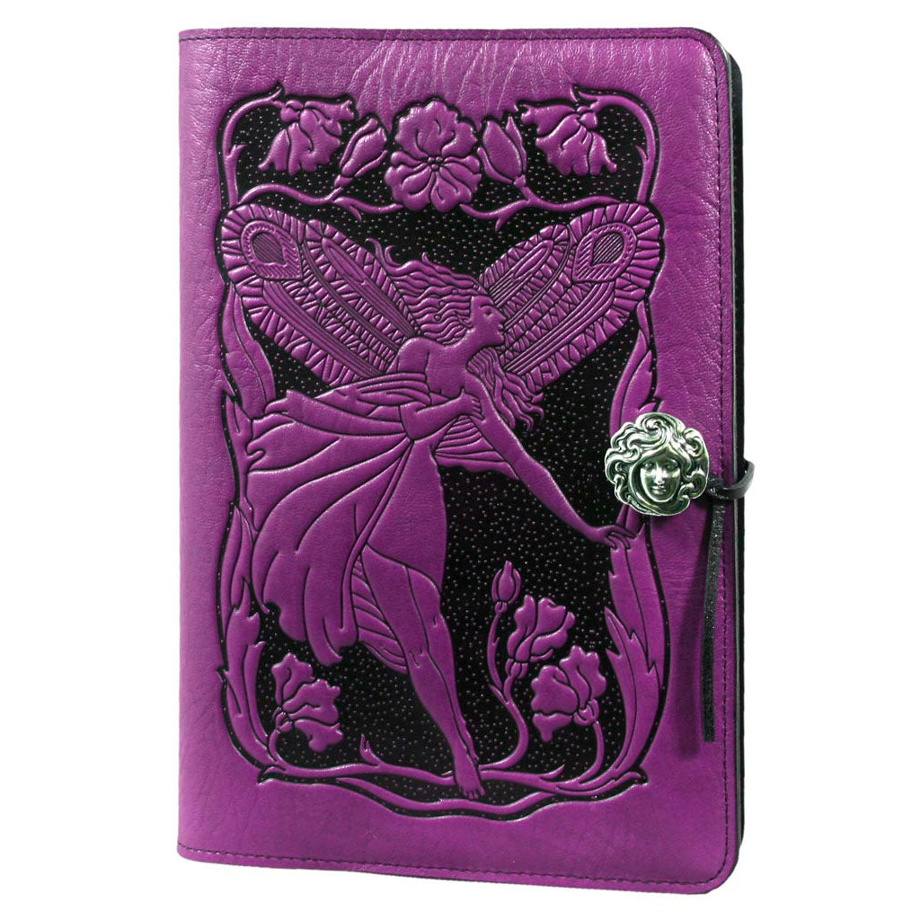 Leather Journal Cover| Diary | Flower Fairy – Oberon Design Wholesale
