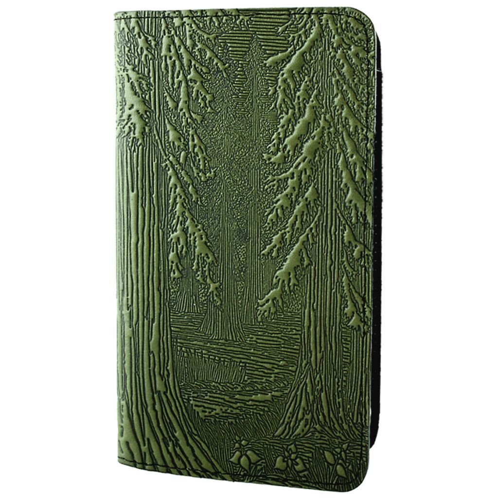 Leather Checkbook Cover I Forest – Oberon Design Wholesale